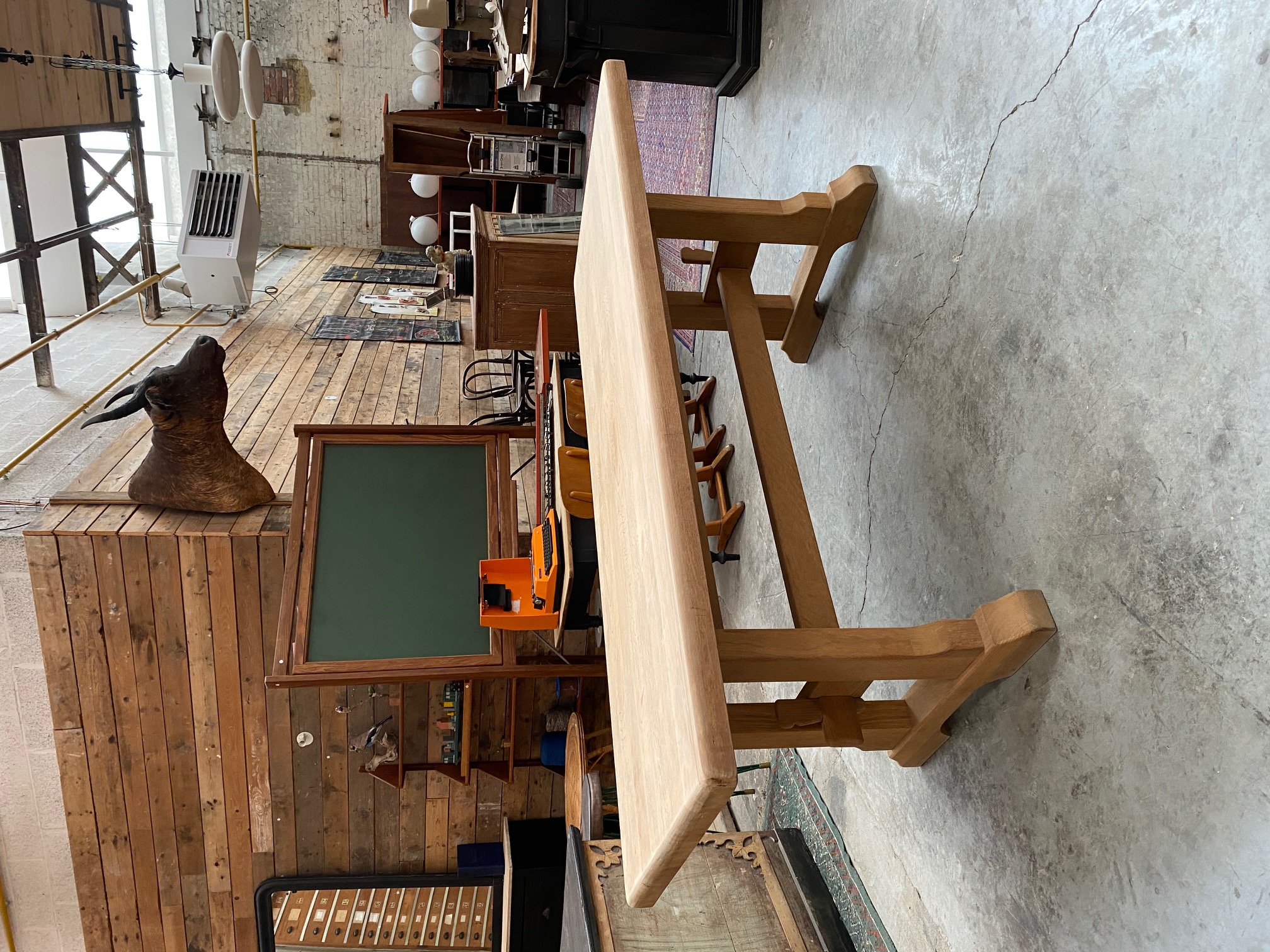 Table de ferme en chêne - Nord Factory