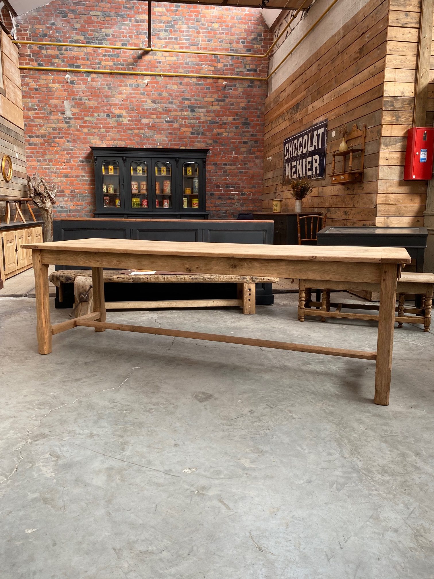 Grande table de ferme en chêne - Nord Factory