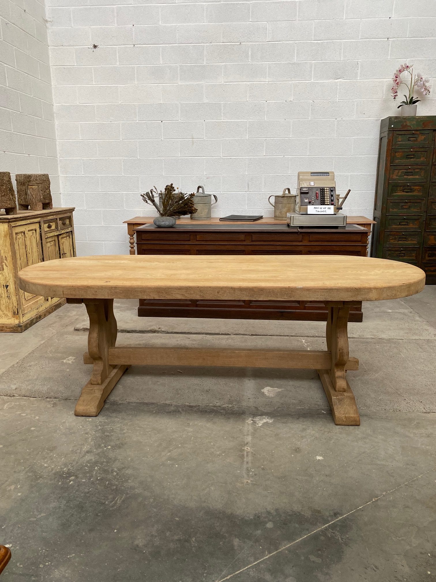 Table de type monastère en chêne massif - Nord Factory