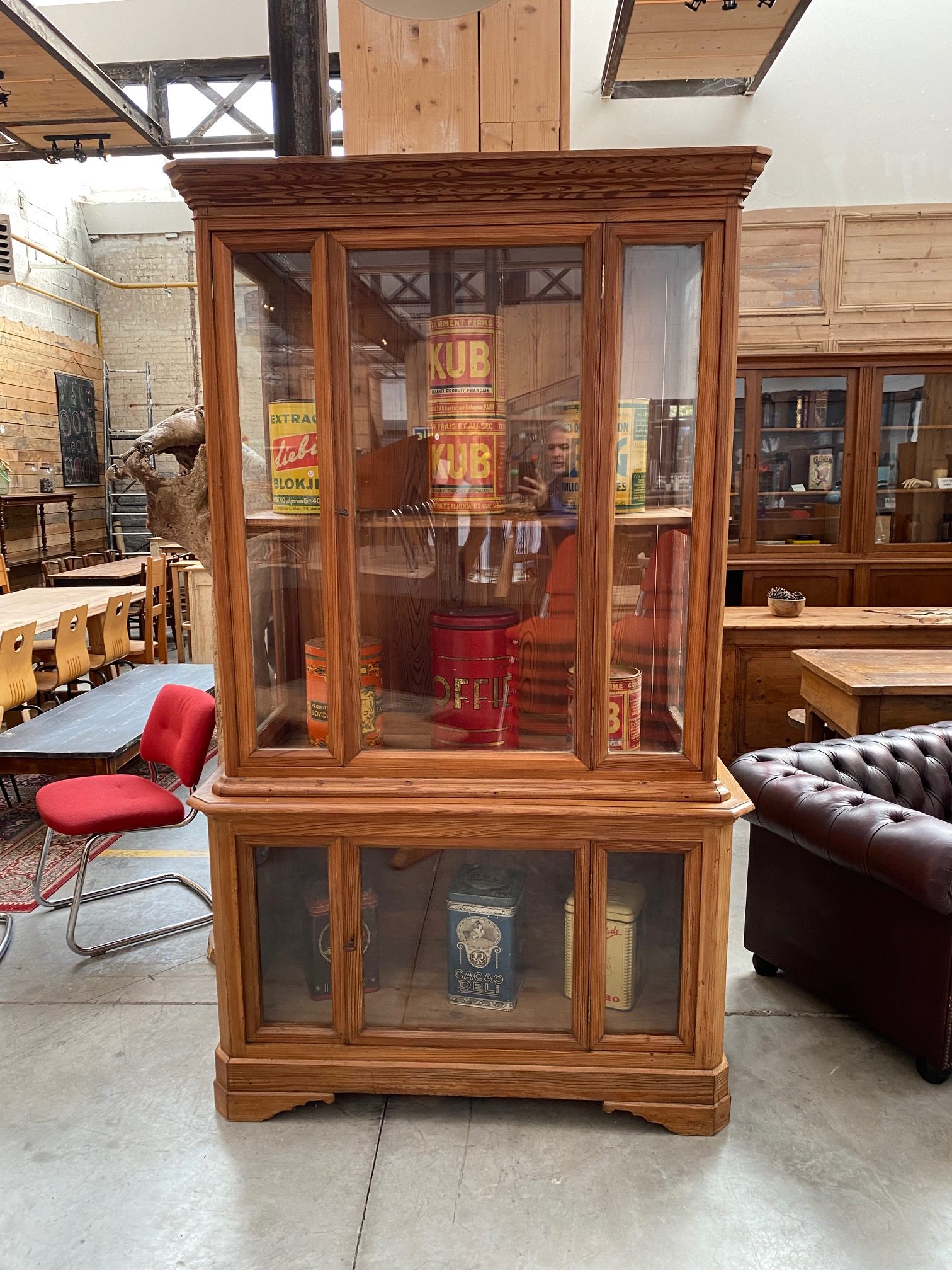 Vitrine de présentation début XXème - Nord Factory