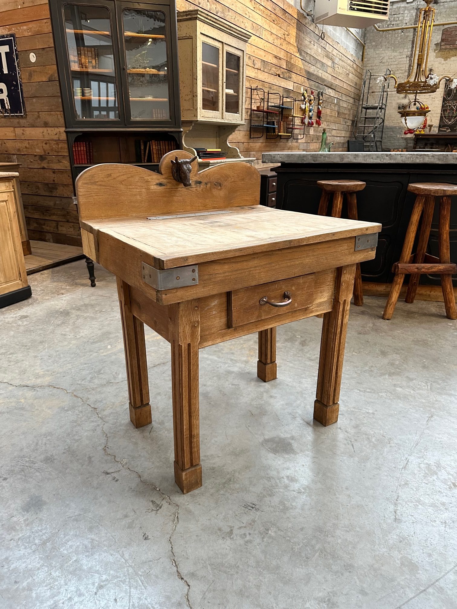 Ancien billot de boucherie - Nord Factory