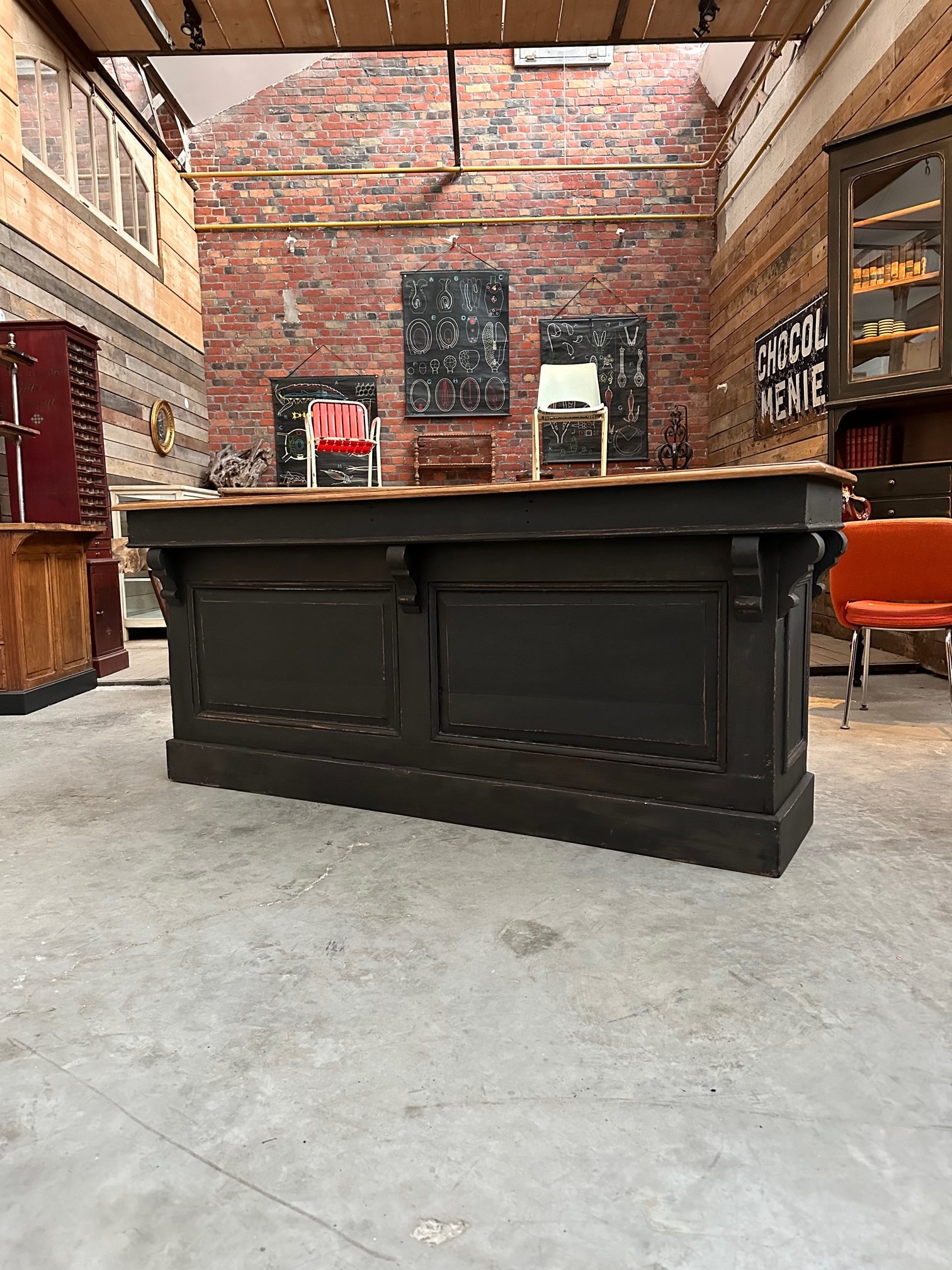 Comptoir début XXème patiné - Nord Factory