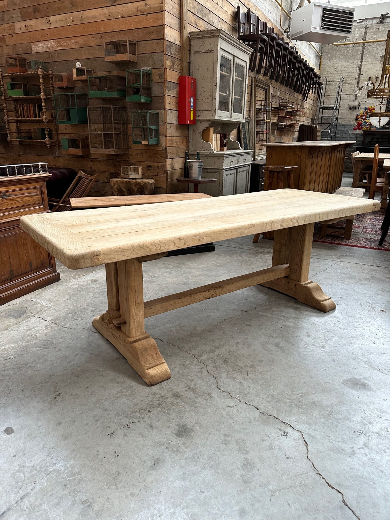 Table de ferme en chêne massif - Nord Factory